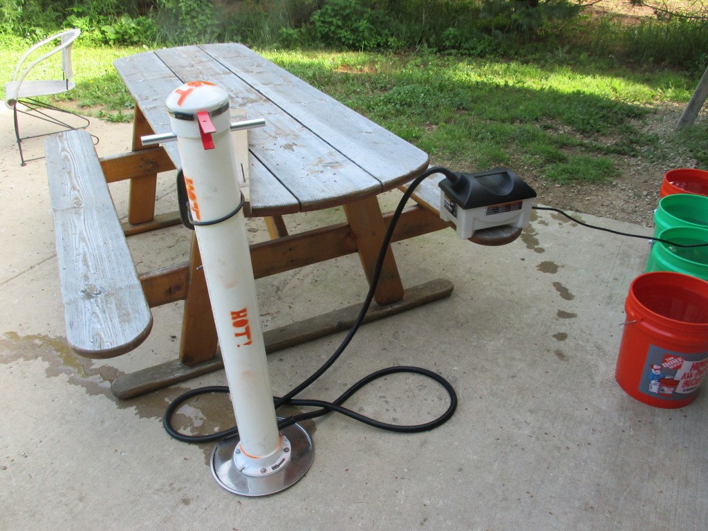 Barrel steamer built by Paul Sannes | Rust Blue